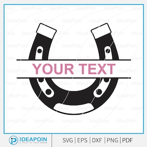 Horseshoe Svg, Horseshoe Outline, Horseshoe Horseshoe Split Monogram ...