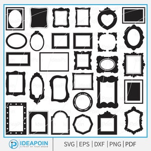 Picture Frame Svg, Frame SVG Bundle, Photo Frame Svg, Mirror Frame Svg ...