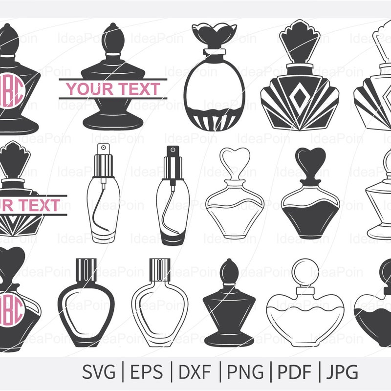 Perfume Bottle Svg - Etsy