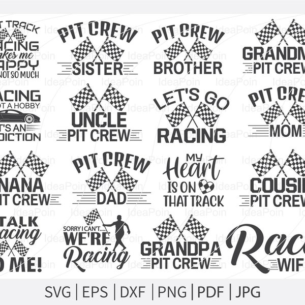 Family Pit Crew Birthday Png - Etsy
