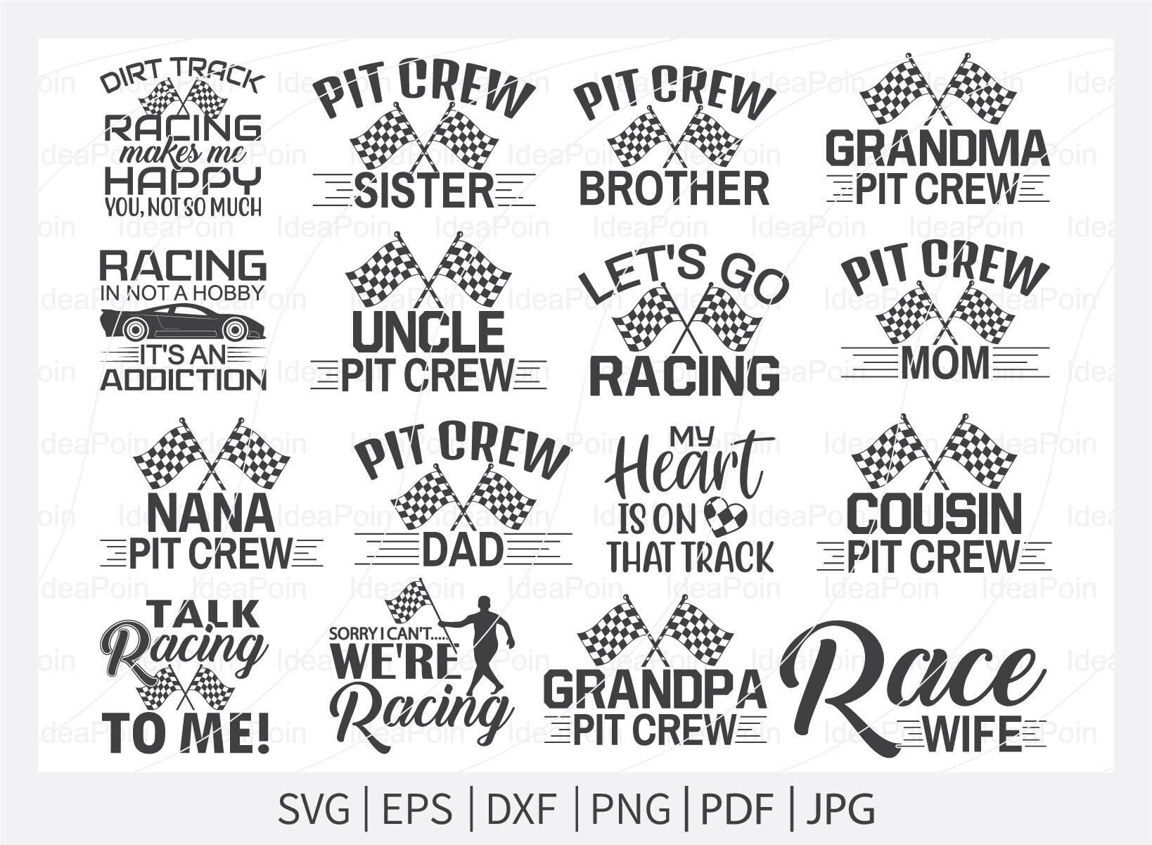 Pit Crew Svg Pit Crew Family Svg Racing Sayings Svg Pit - Etsy