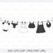 Clothesline Svg, Line of Clothes Svg, Women Clothesline Svg ...
