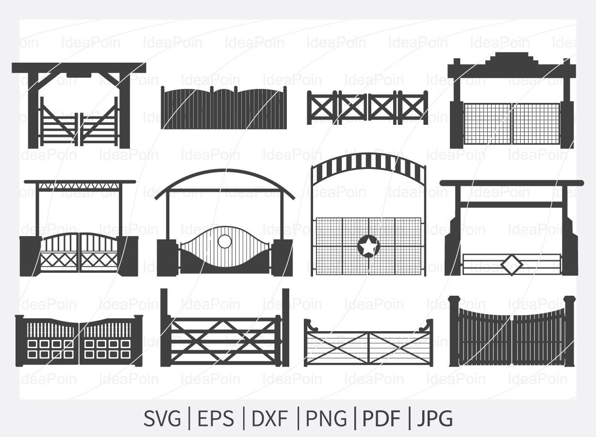 Open Gate Clipart