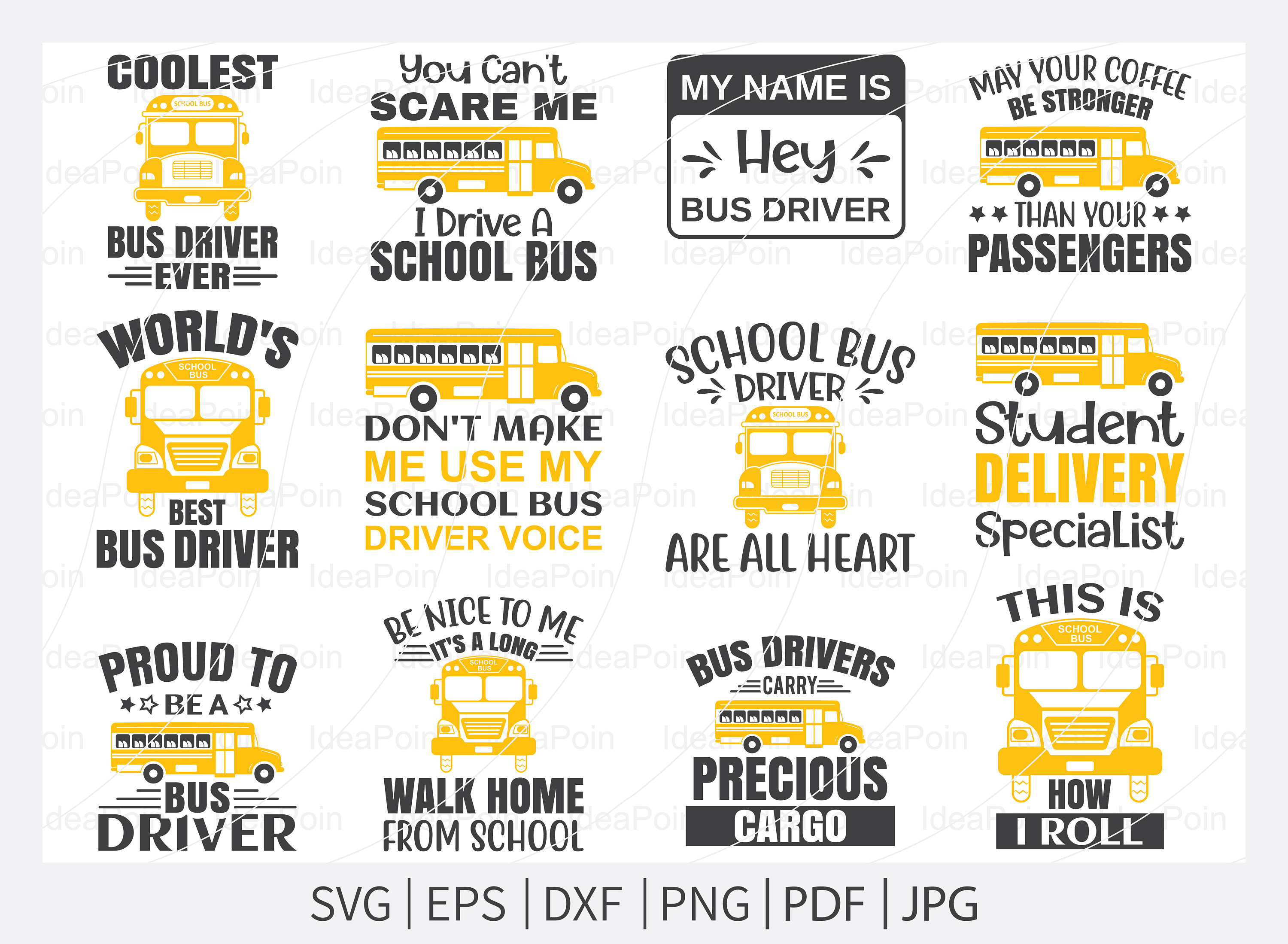 School Bus SVG Bundle School Bus SVG Bus Driver SVG Bundle - Etsy Canada
