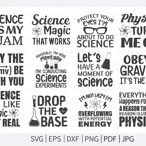 Science Girl School SVG and Cut Files for Crafters - Etsy
