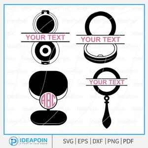 Mirror Svg, Vintage Mirror Svg, Makeup Mirror Svg, Hand Held Mirror PNG ...