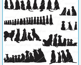 12 Dogs Back Line Art Bundle5, Svg, Png - Etsy Canada