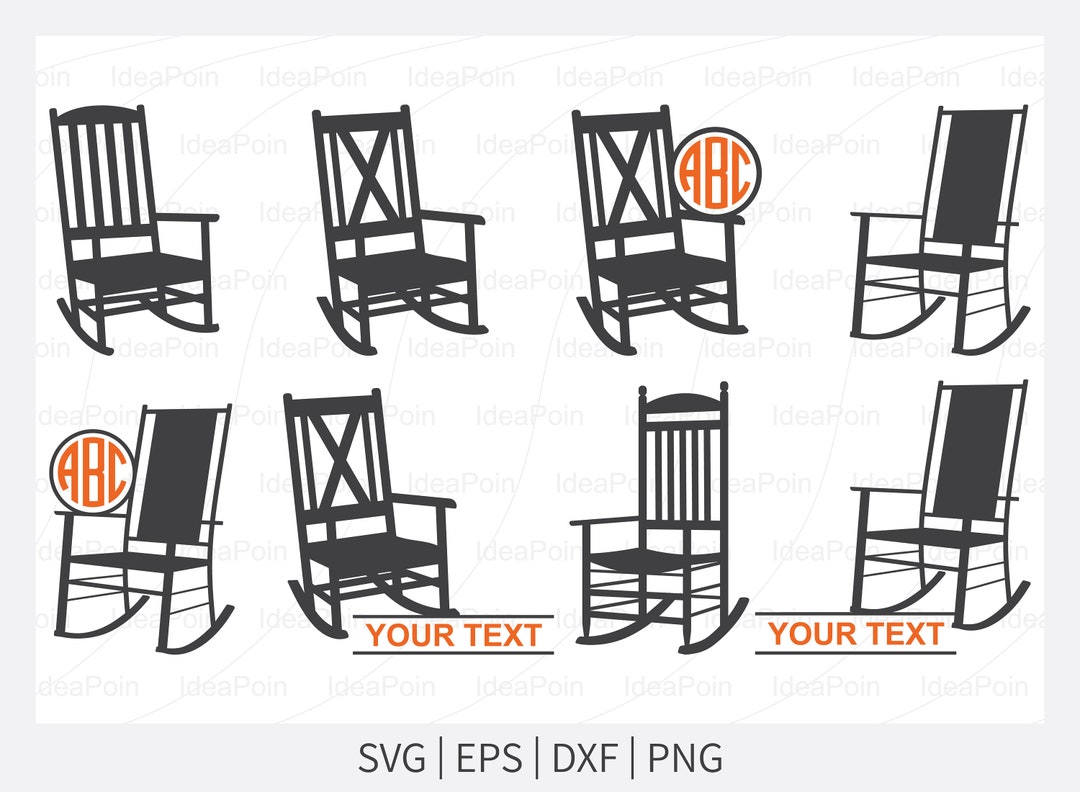Porch Rocking Chair SVG, Chair SVG, Rocking Chair SVG, Rocking Chair ...
