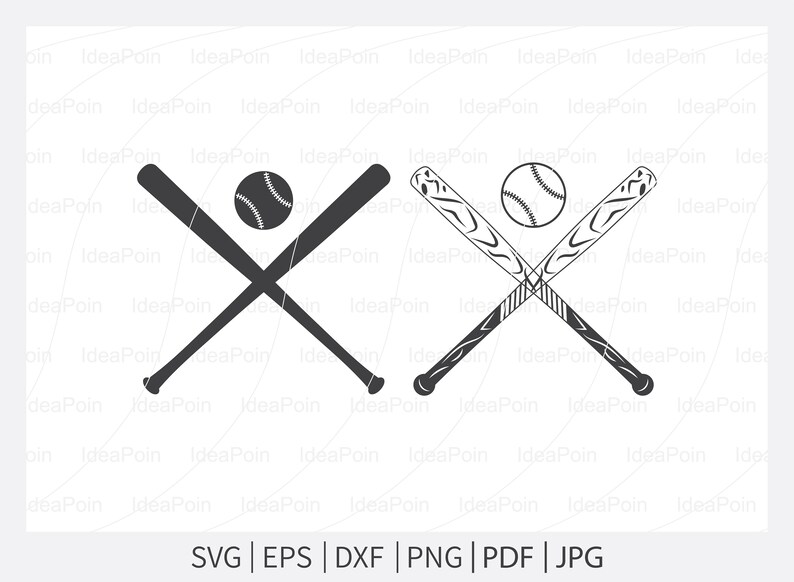 Baseball Bat Svg Bundle Baseball Svg Baseball Clipart - Etsy