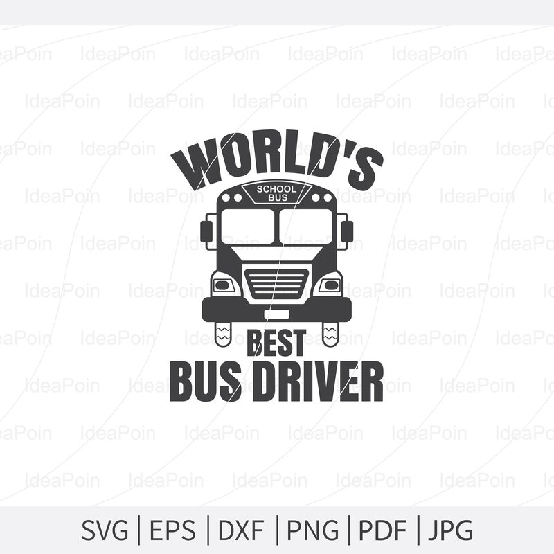 Bus Driver Svg - Etsy