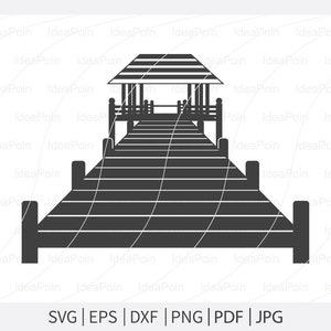 Dock Bundle Svg, Boat Dock Svg, Dock Clipart, Wooden Quay Svg, Dock Cut ...