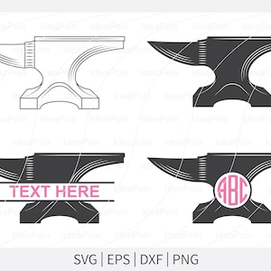 Anvil SVG, Anvil Split Monogram, Anvil Logo, Anvil Clipart, Anvil ...