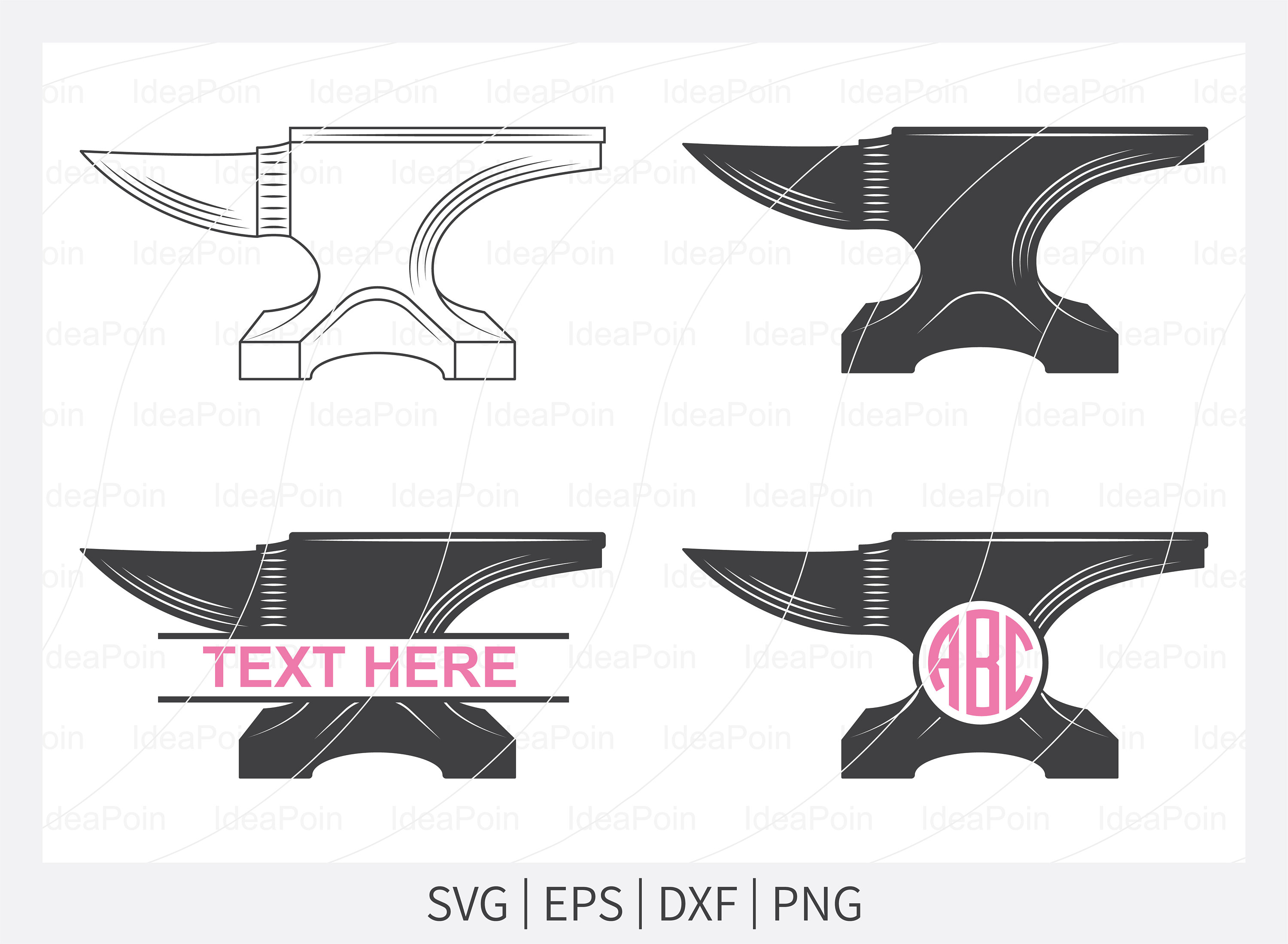 Vector Anvil Dxf Png Anvil Files for Cricut Anvil Cut Files For ...