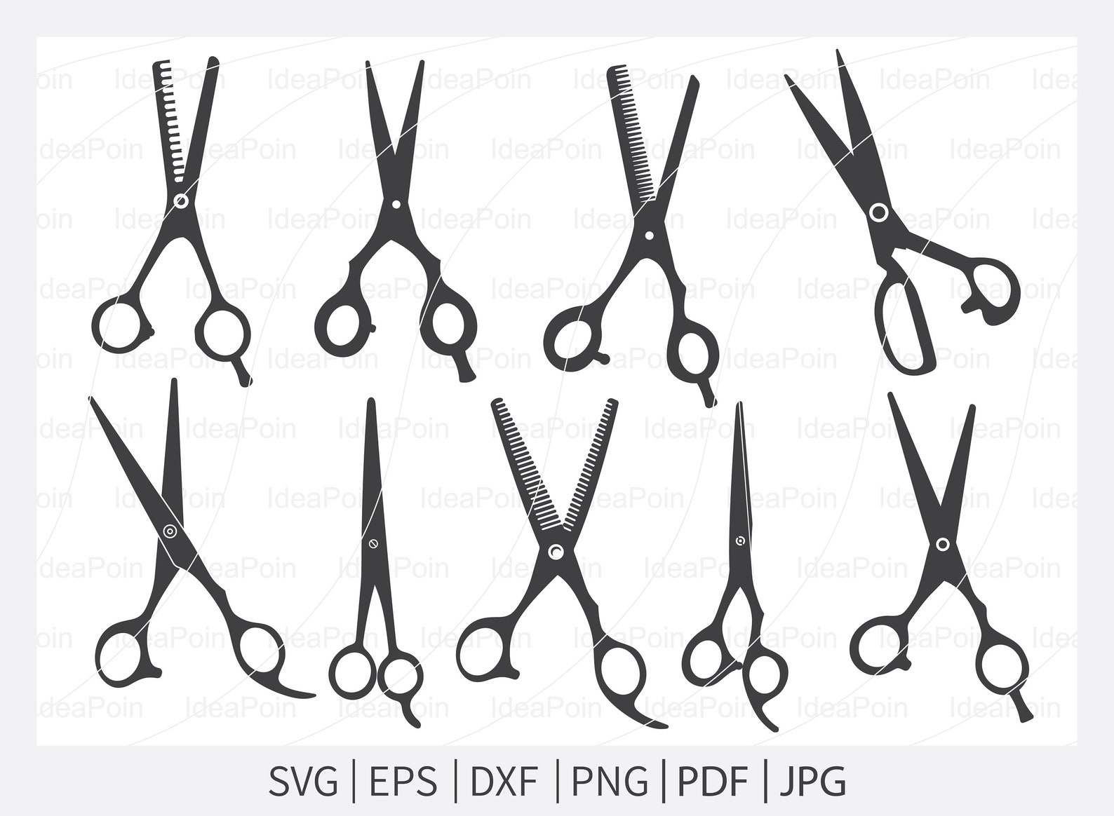 Scissors SVG Cut File Barber Scissors Svg Salon Scissors - Etsy