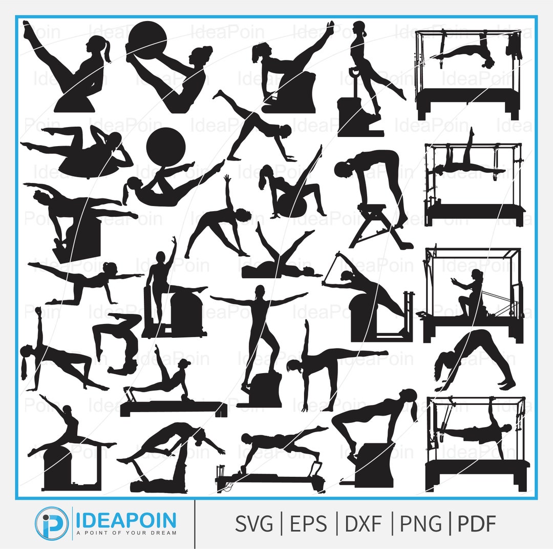 Reformer Pilates Fitness Svg, Pilates Fitness Vector, Pilates Fitness ...