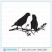 Birds on Wires Svg, Birds on Branches Svg, Birds on Wire Png, Tree ...