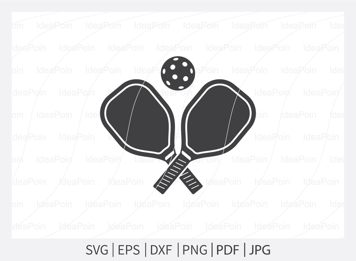 Pickleball Paddles Svg Pickleball Svg Pickleball Cricut | Etsy