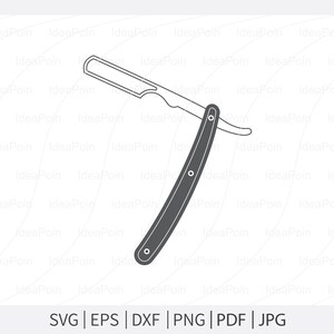 Straight Razor SVG File, Straight Razor Monogram Svg, Barber Shop SVG ...