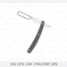 Straight Razor SVG File, Straight Razor Monogram Svg, Barber Shop SVG ...