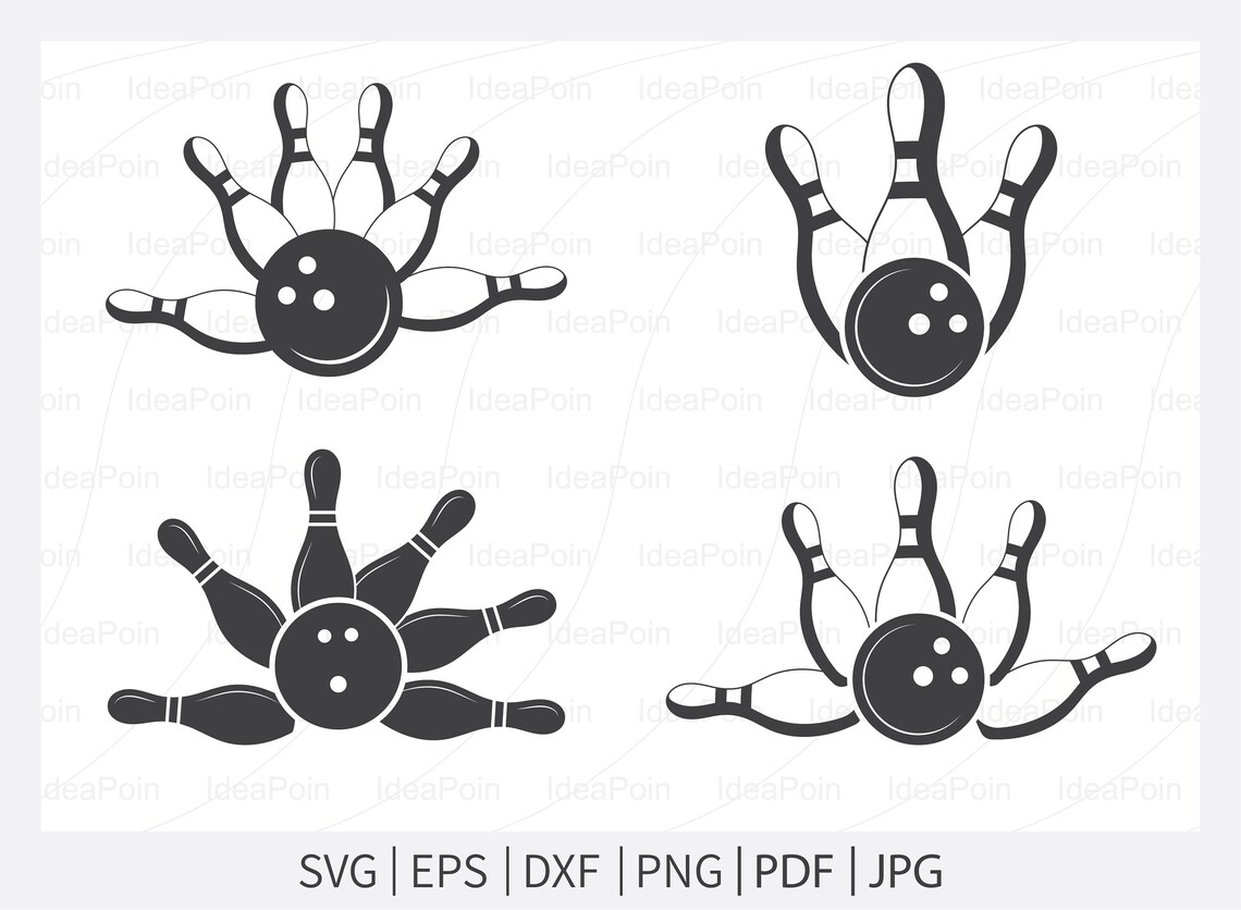 Bowling SVG File Bowling Clipart Bowling Svg Bundle Peace | Etsy Canada