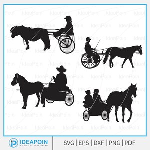 Driving Horse Svg, Driving Pony Horse Woman, Horse and Cart SVG, Welsh ...