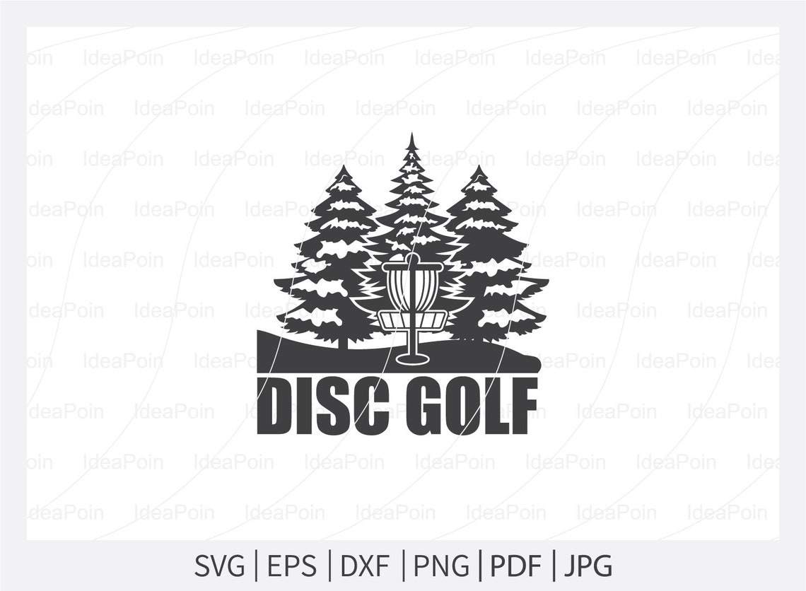 Disc Golf SVG Disc Golf Vector Disc Golf Logo Disc Golf T - Etsy
