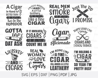 Cigar Svg Files | Etsy