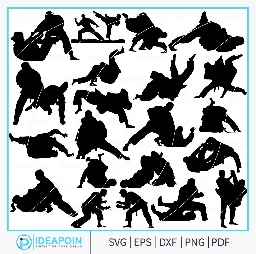 Brazilian Jiu-jitsu Svg, Brazilian Jiu-jitsu Clipart, Brazilian Vector ...