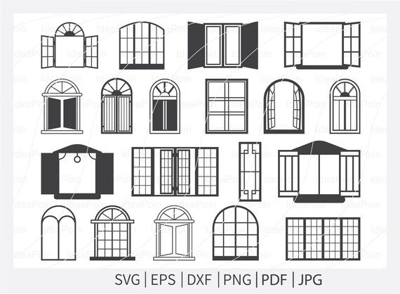 Windows Bundle Svg Windows Svg Window Frame Png Casement | Etsy