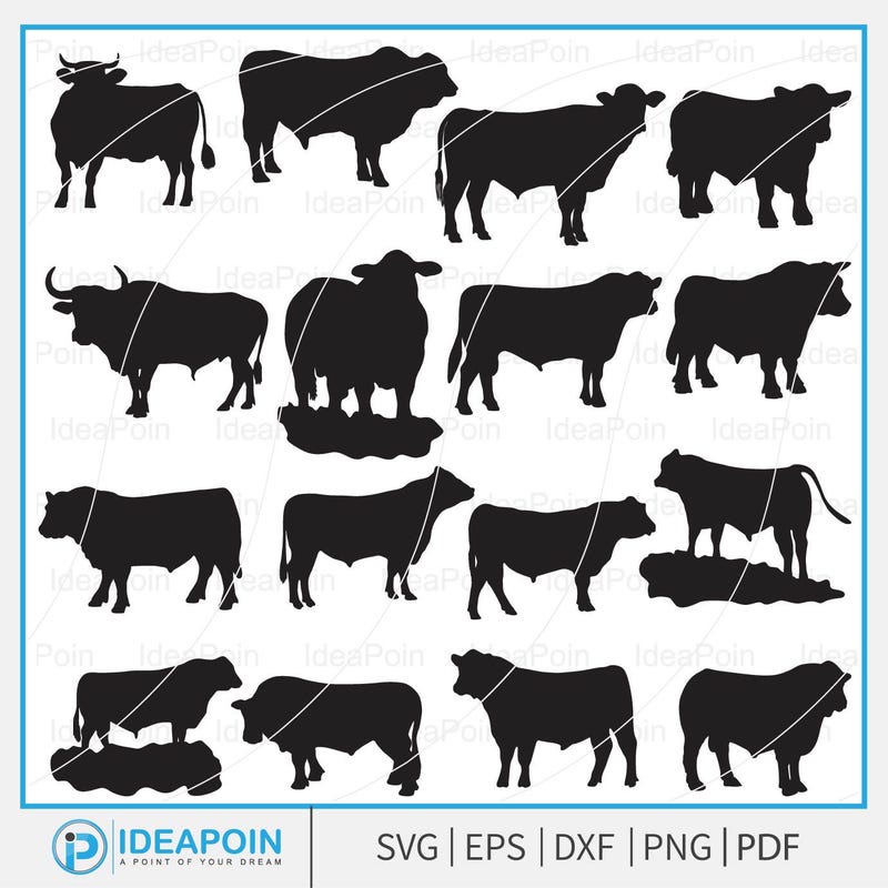 Angus Cattle Drawing Png - Etsy