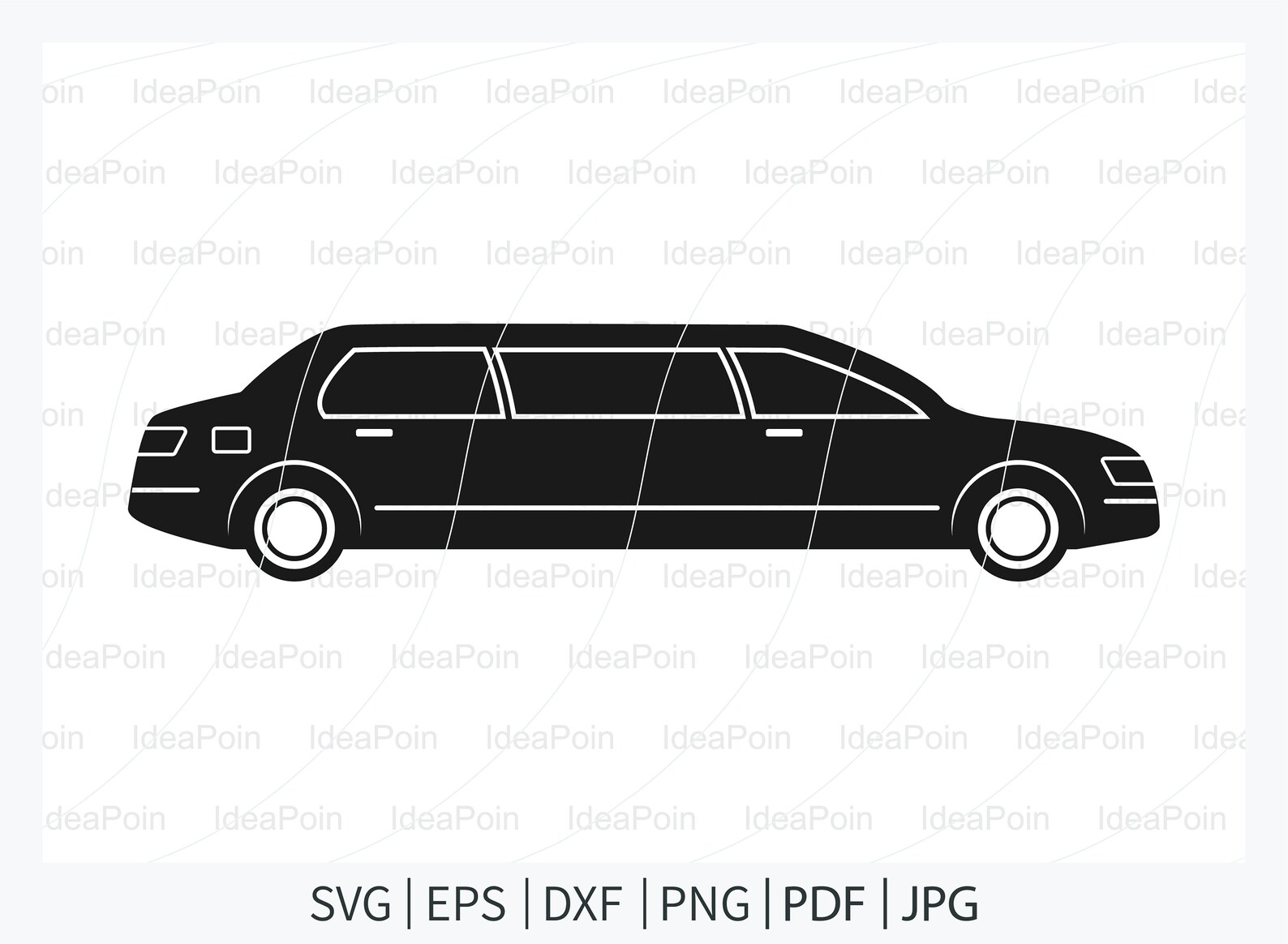 Limousine Clipart Limousine Svg Limousine Vector Limousine | Etsy Canada