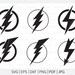 Lightning Bolt Svg, Lightning Vector, Thunder Svg, Flash Svg, Lightning ...