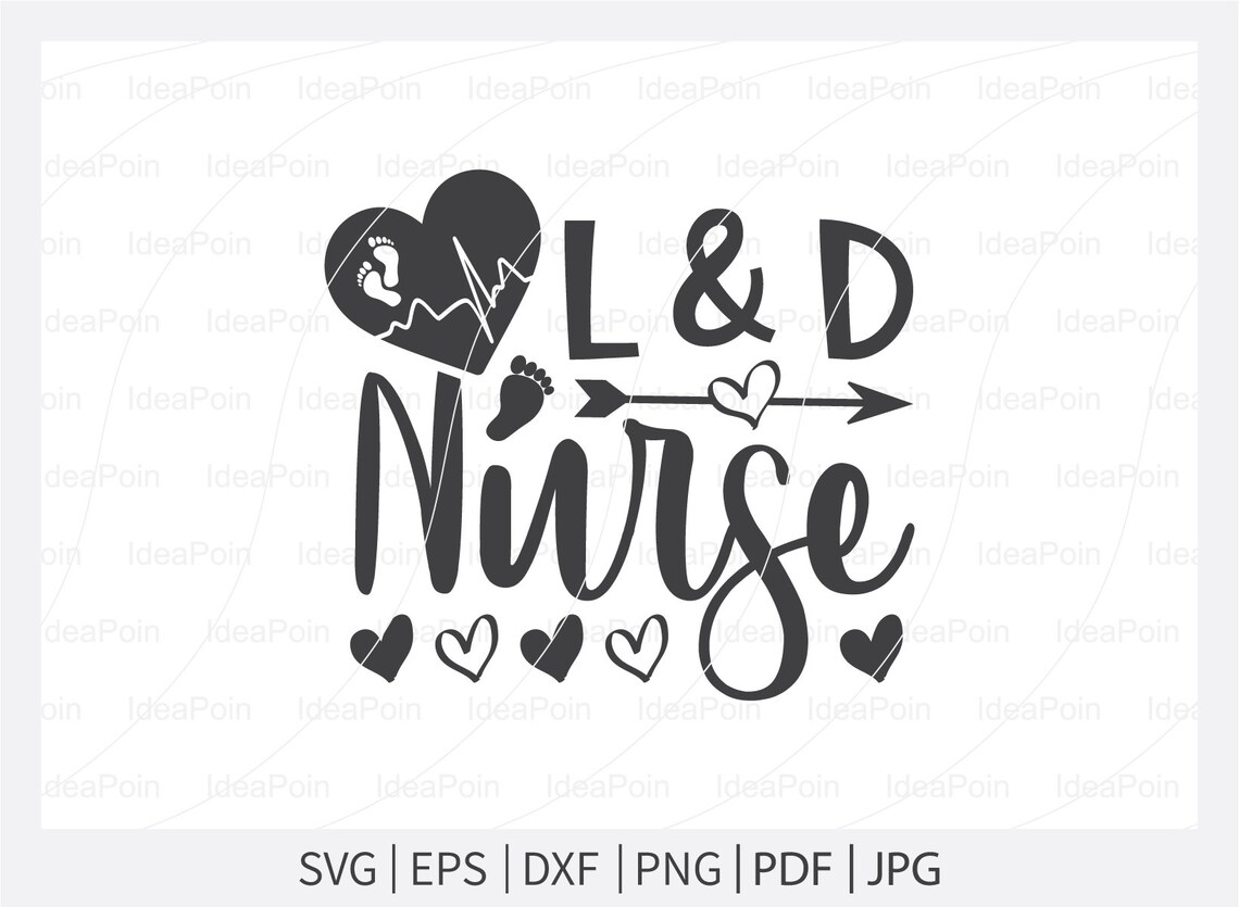 L and D Nurse Svg Nurse SVG Labor and Delivery Nurse Svg - Etsy
