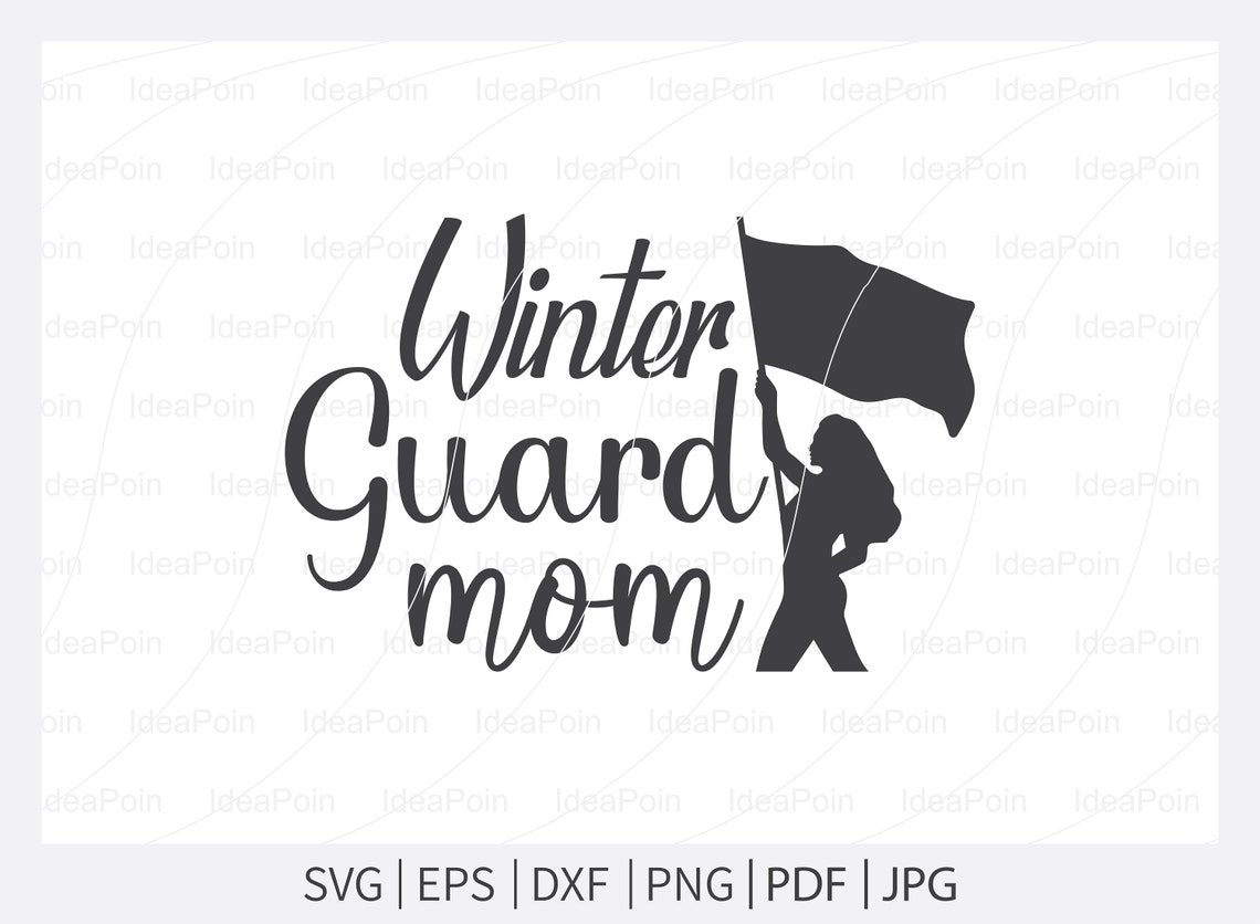 Winter Guard Svg Marching Band Svg Color Guard Svg Winter - Etsy