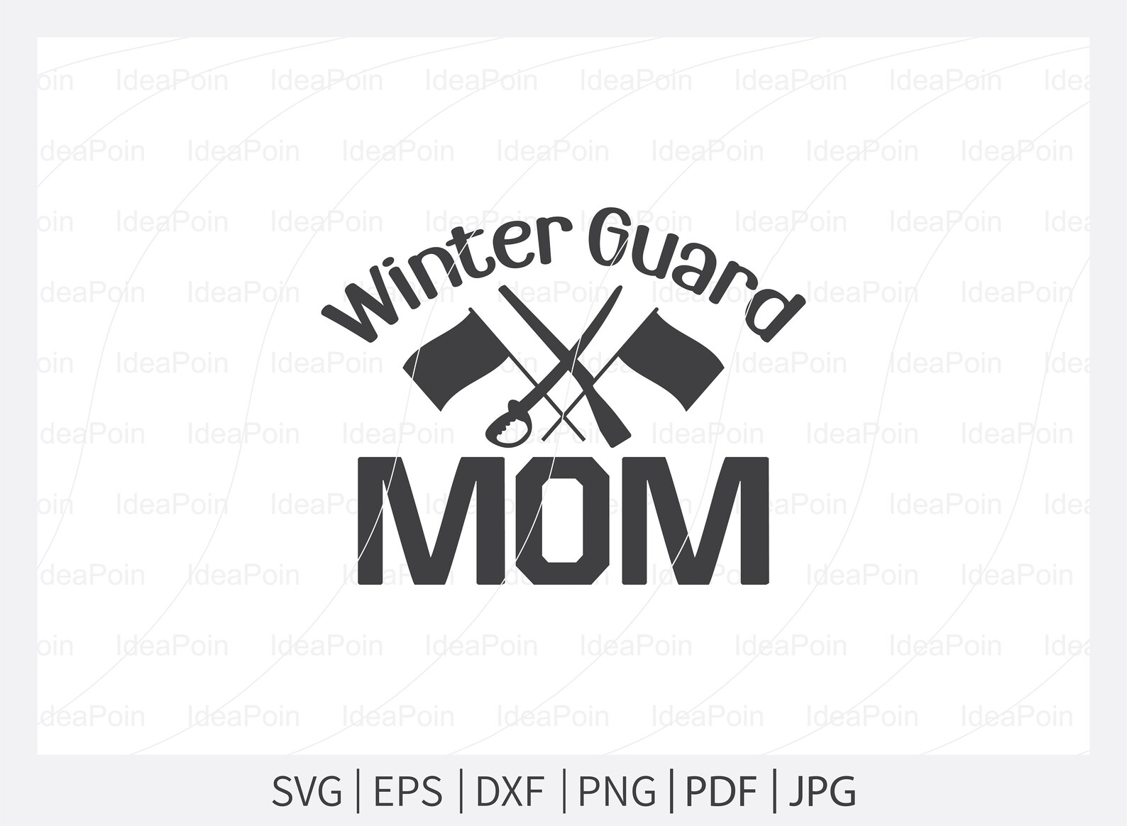 Winter Guard Svg Marching Band Svg Color Guard Svg Winter - Etsy