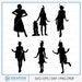 Flapper Girls Silhouette Flapper, Flapper Girls Svg, 1920 Women SVG ...