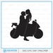 Motorcycle Couple Svg, Motorcycle Silhouette, Biker Couple Gift ...