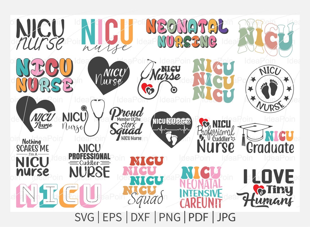 NICU Svg, NICU Nurse Svg, Neonatal ICU Nurse Svg, Neonatal Intensive ...