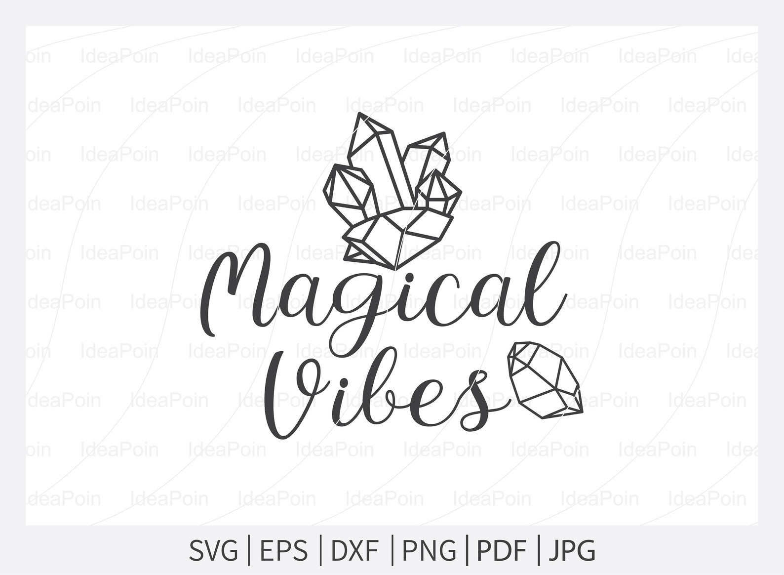 Crystals SVG File Witch Svg Crystal Ball Svg Halloween Svg | Etsy
