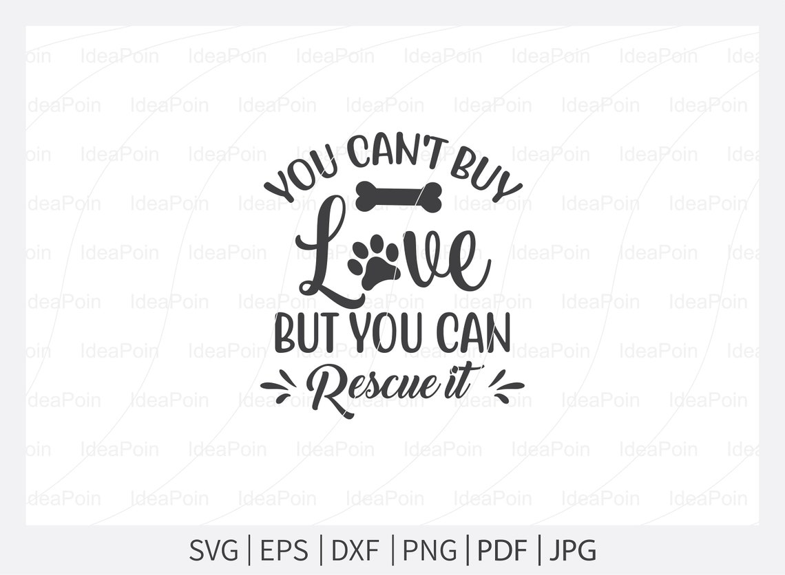 Rescue Dog Svg File Rescue Dog Peace Love Rescue Rescue Mom - Etsy