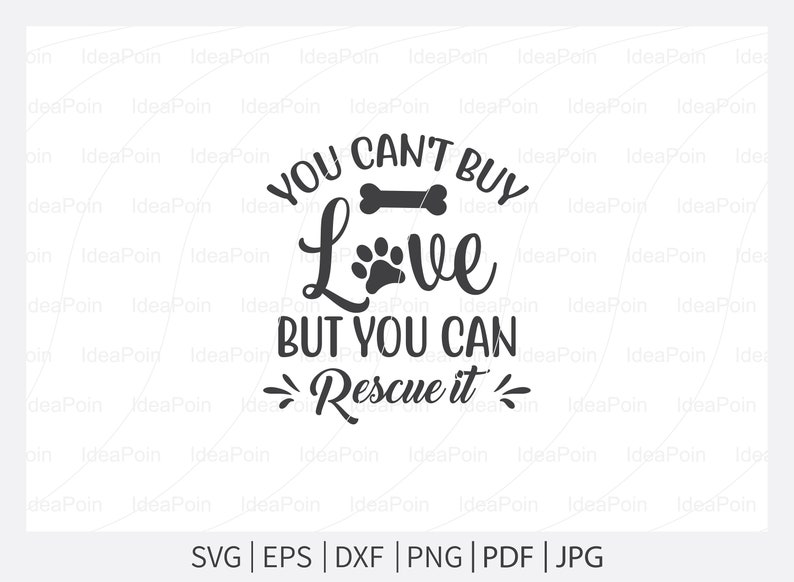 Rescue Dog Svg File Rescue Dog Peace Love Rescue Rescue Mom - Etsy