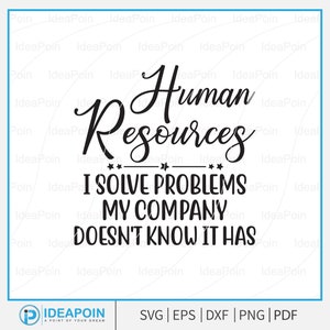 Human Resources Svg, HR Shirt Design, Human Resources Png, HR ...