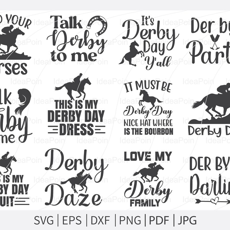 Derby Svg - Etsy