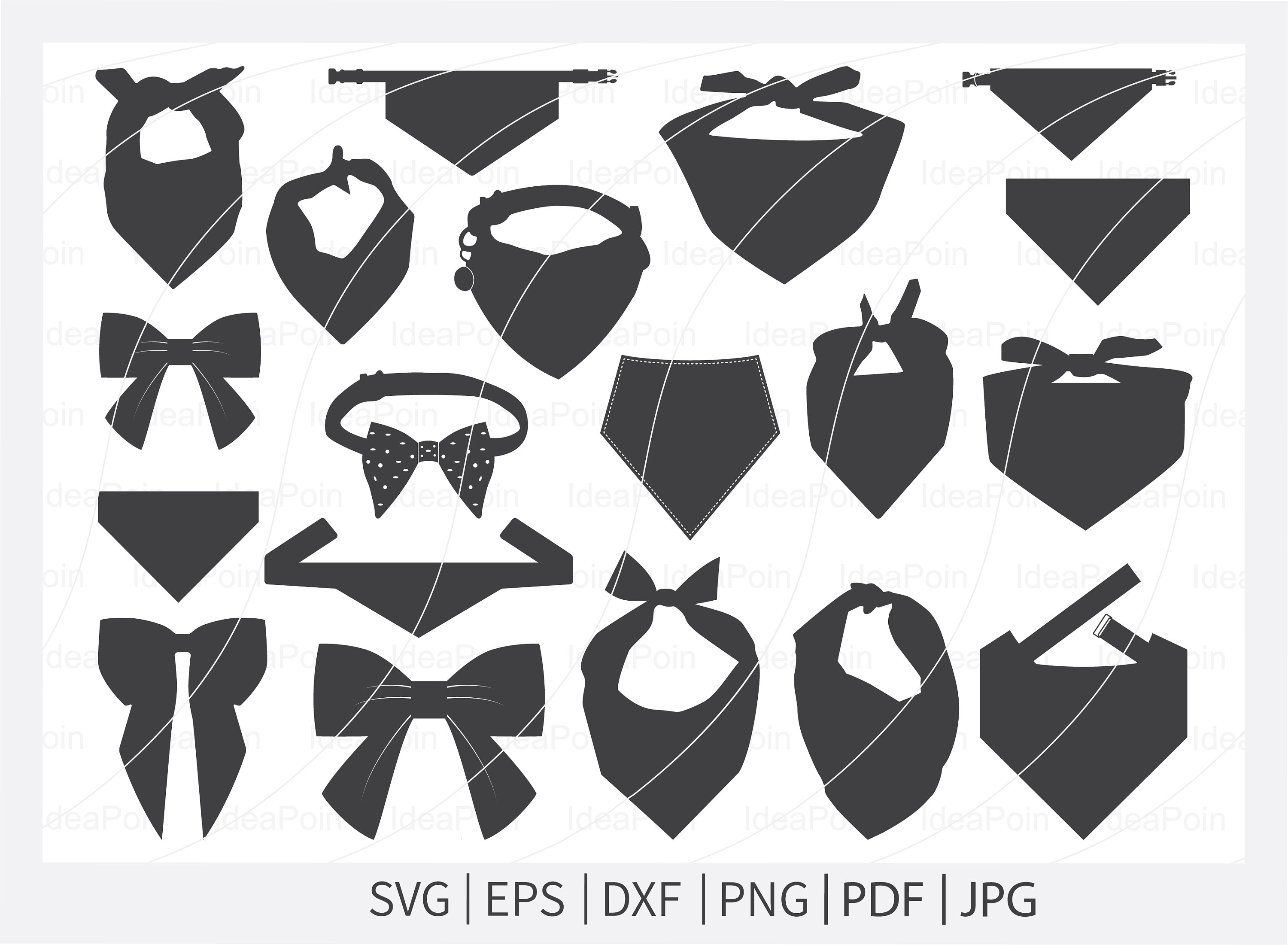 Scarf Clipart Png Of A Dog