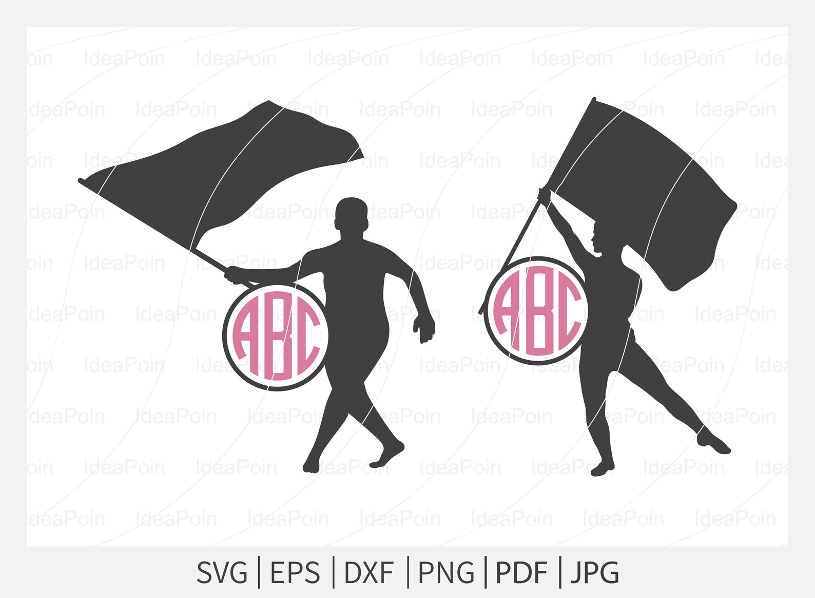 Male Color Guard SVG File Marching Band Color Guard Split - Etsy