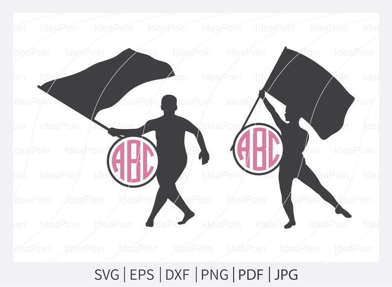 Male Color Guard SVG File Marching Band Color Guard Split - Etsy