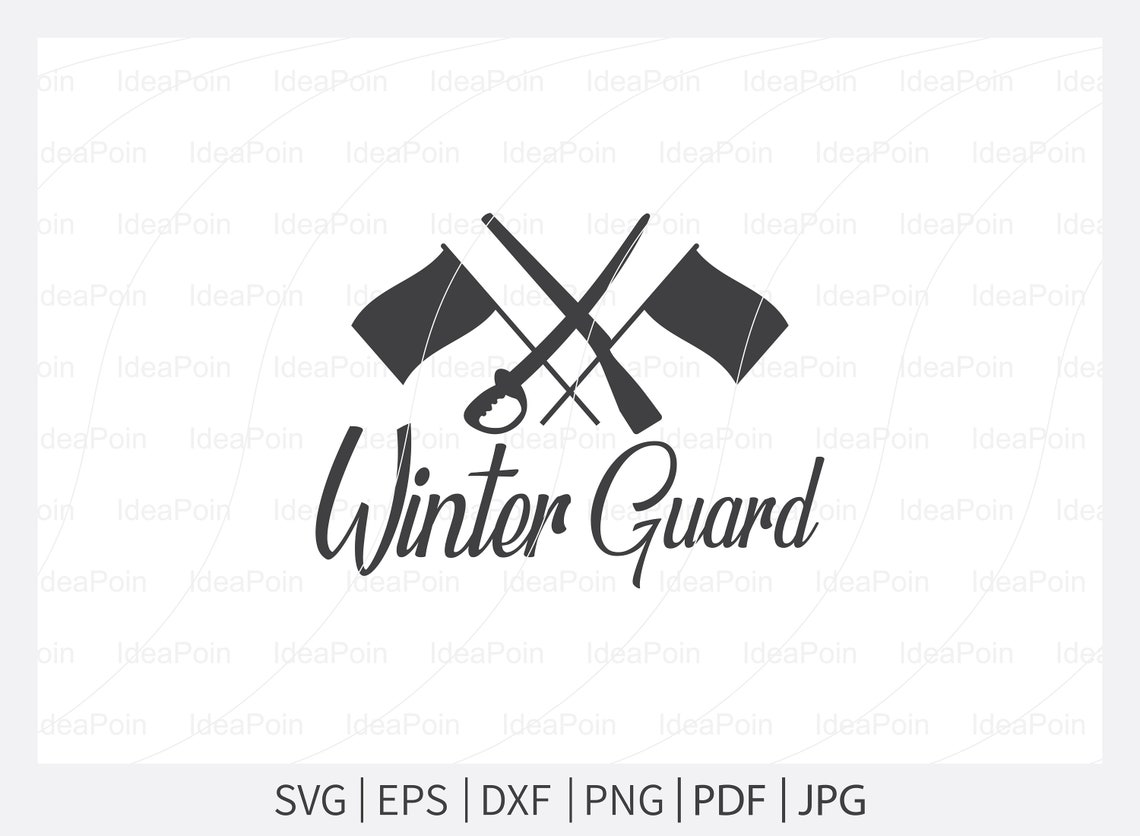Winter Guard Svg Marching Band Svg Color Guard Svg Winter - Etsy