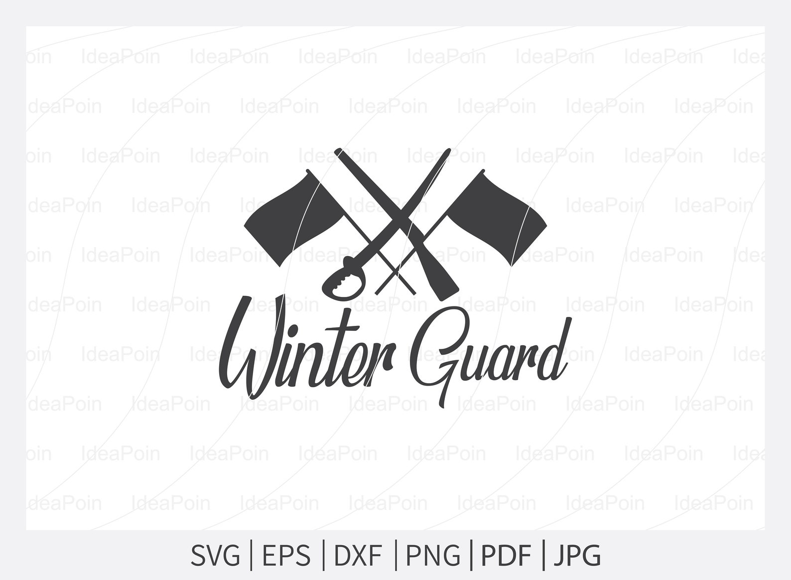 Winter Guard Svg Marching Band Svg Color Guard Svg Winter - Etsy