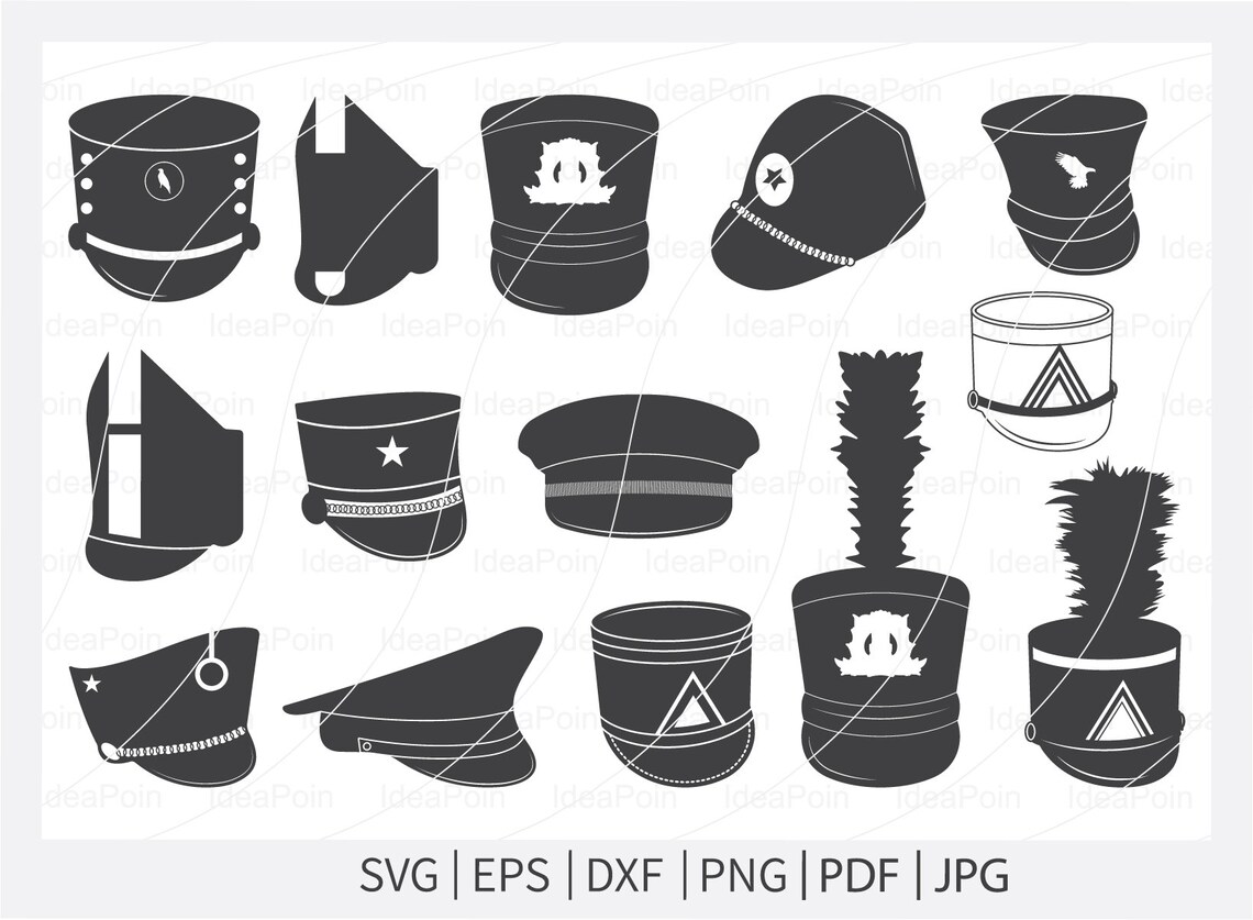 Marching Band Hat SVG Marching Band SVG Shako Hat Svg - Etsy Canada