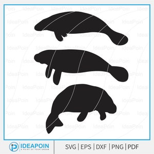 Manatee SVG Bundle, Manatee Monogram, Manatee SVG File, Aquarium Svg ...